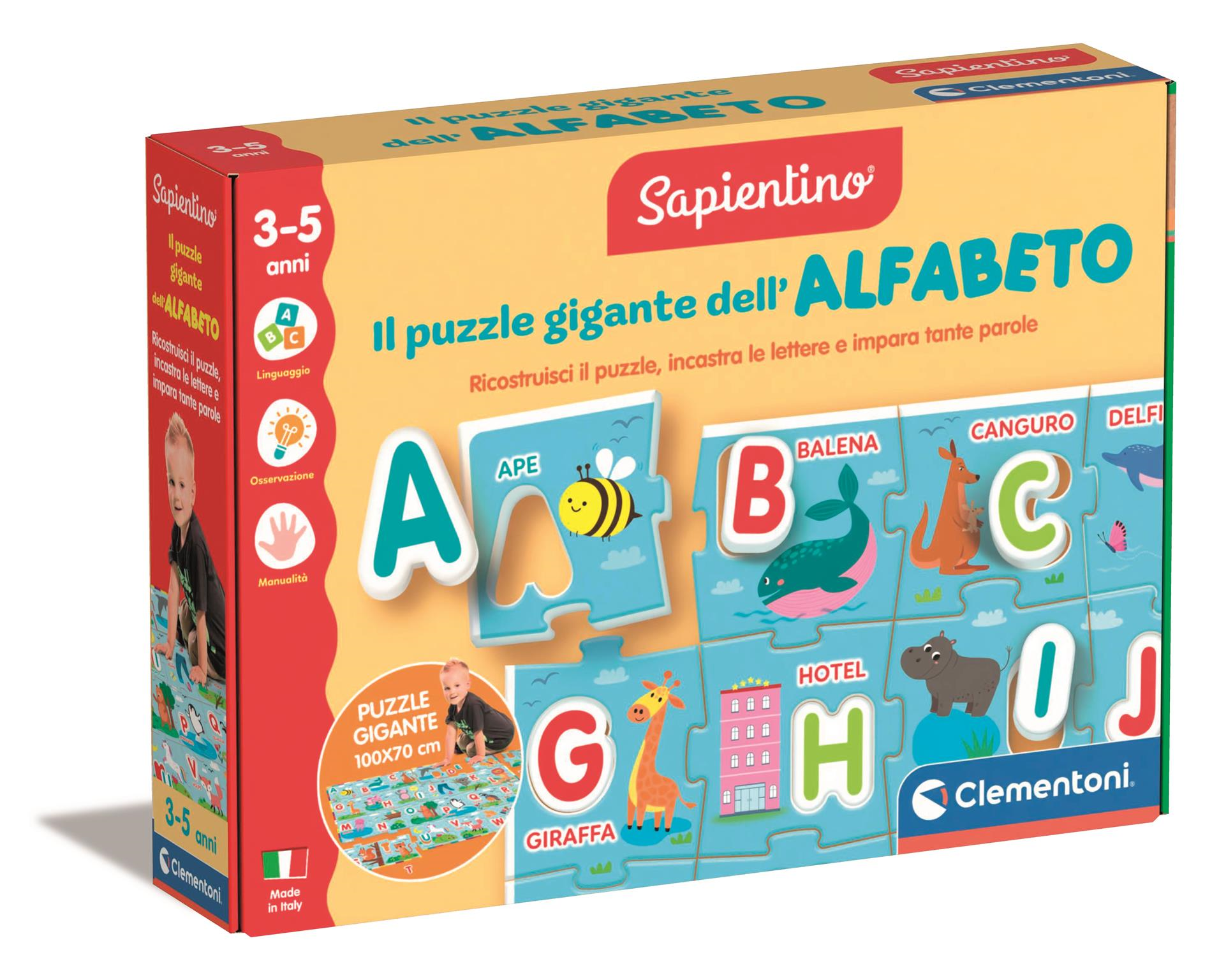 Sapientino - Il puzzle gigante dell'Alfabeto - Codice 16858 – Helpdesk ...