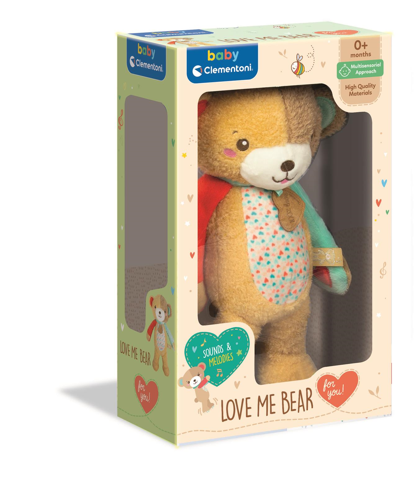 Baby Clementoni - Love Me Bear - Code 17267 – Helpdesk Clementoni